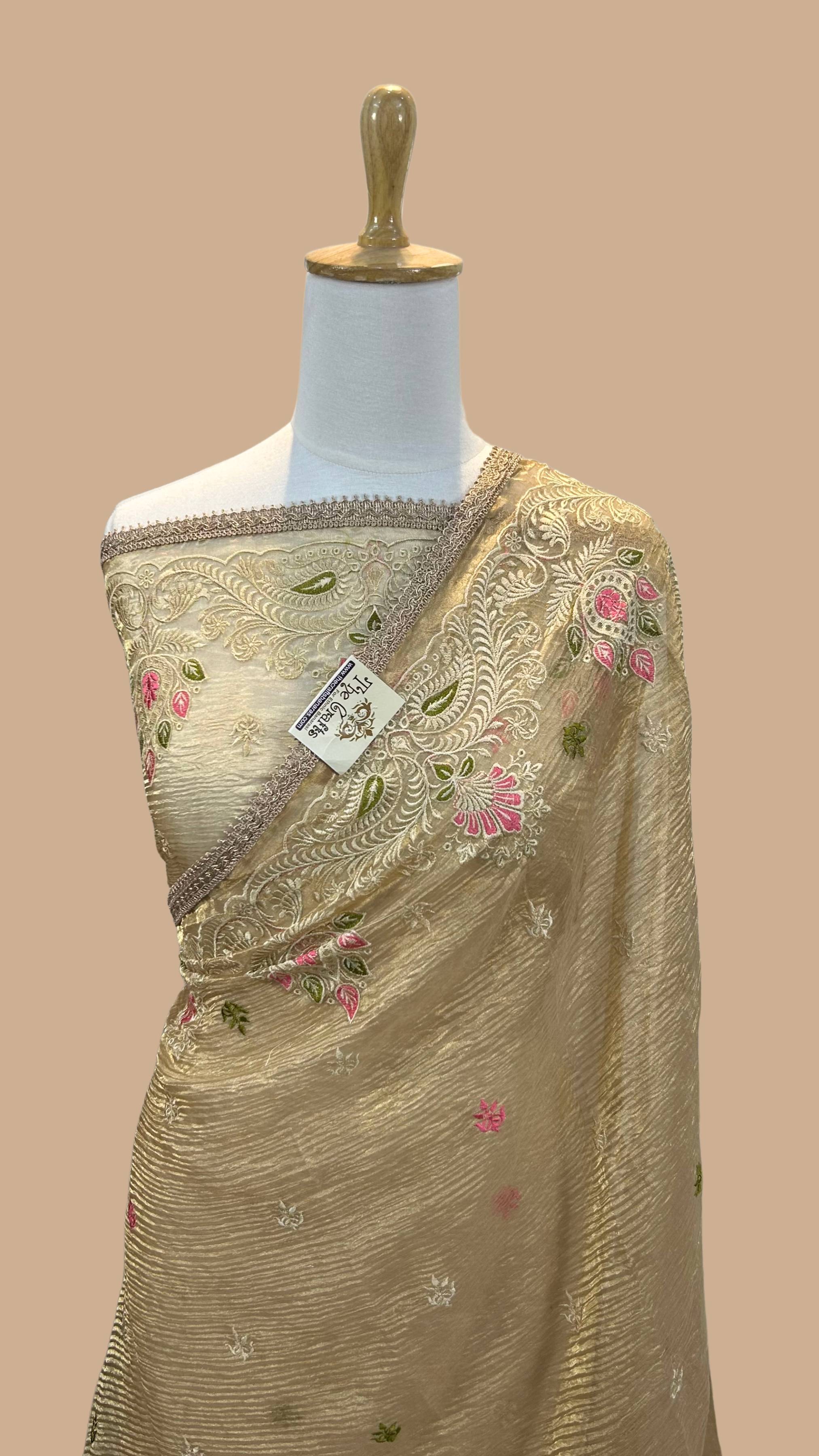 Chikankari Sarees – The Crafts Banaras